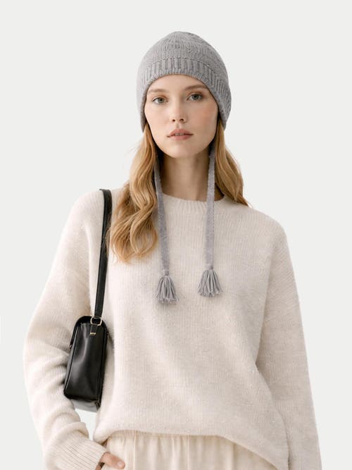GOBI CASHMERE Gobi Cashmere Ultimate Warmth Knit Tie Hat